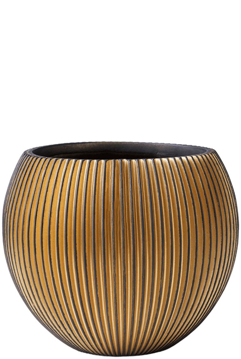 Capi Nature Groove Pot Goud Kunststof Ø29cm plantenbak kopen ...