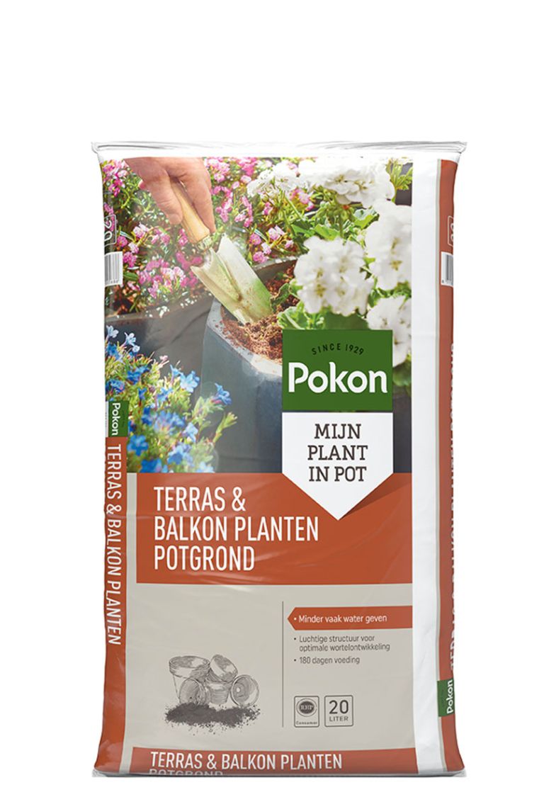 Terras- en Balkonplanten potgrond 20L - 123planten.nl