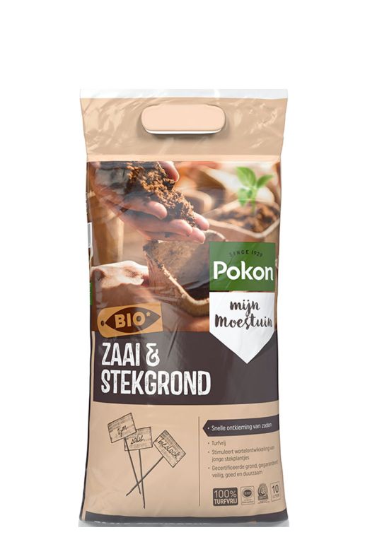 Bio Zaai en Stekgrond 10L - 123planten.nl