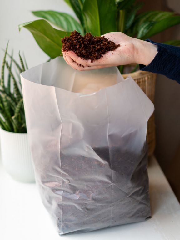 Potgrond compact 10L - 123planten.nl